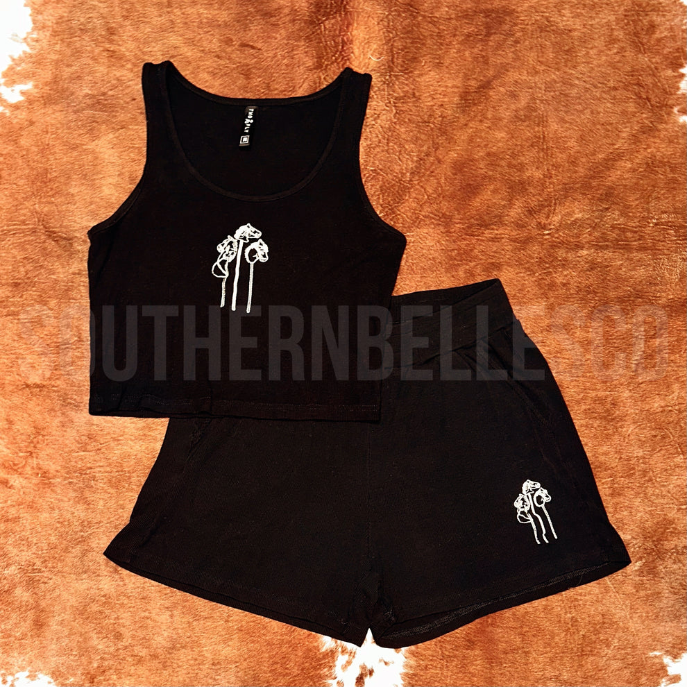 SIZE SMALL Lasso Tank & Short Set – SouthernBelles Co.
